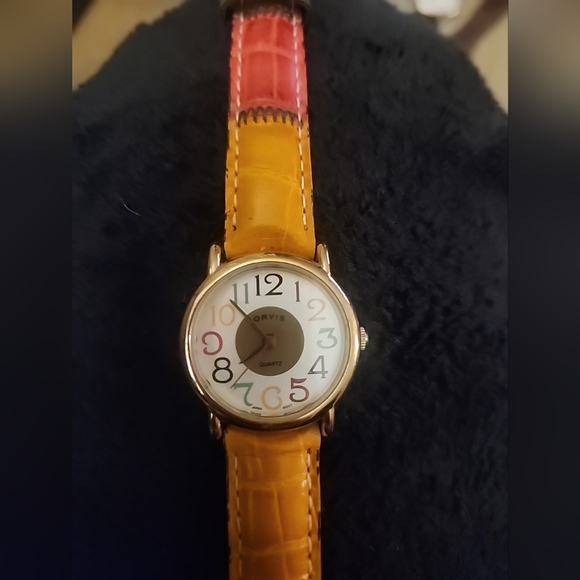 Orvis | Accessories | Orvis Leather Patchworks Strap Bands Ladies Watch ...